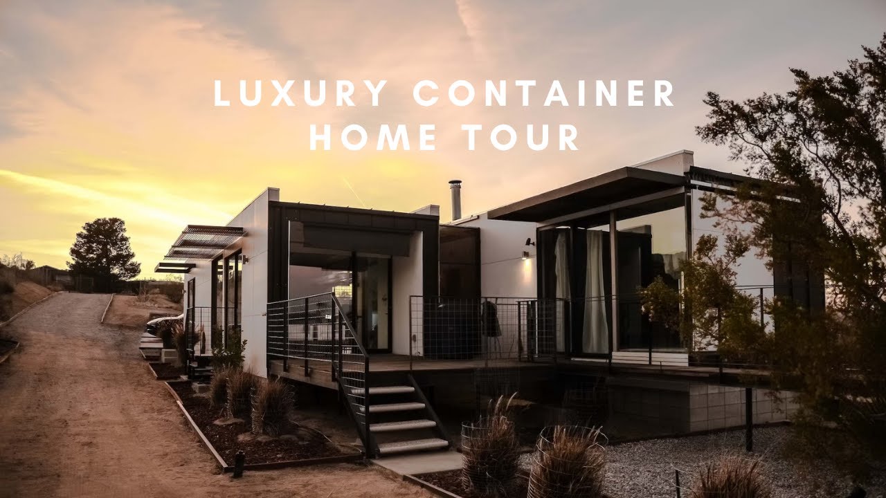 Luxury Container Home Tour Joshua Tree California - YouTube