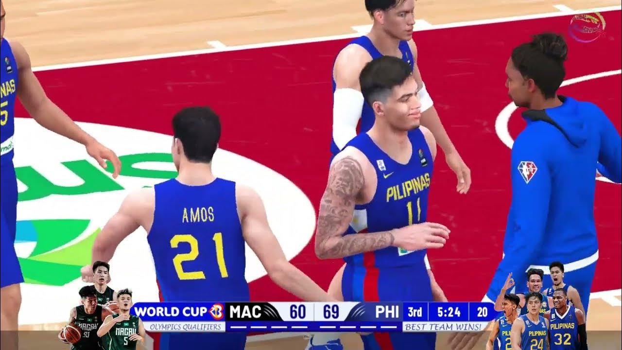 GILAS PILIPINAS vs MACAU! 2nd Half Game! Lakas ng Pilipinas! - YouTube