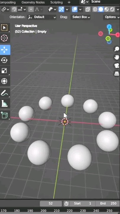 Circular Array Using Plain Axes in Blender Tutorial #blender #shorts ...