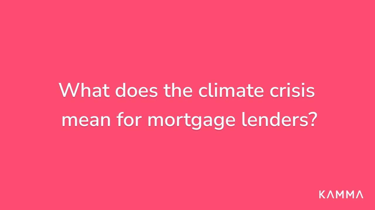 What does the climate crisis mean for mortgage lenders? Transition risk ...