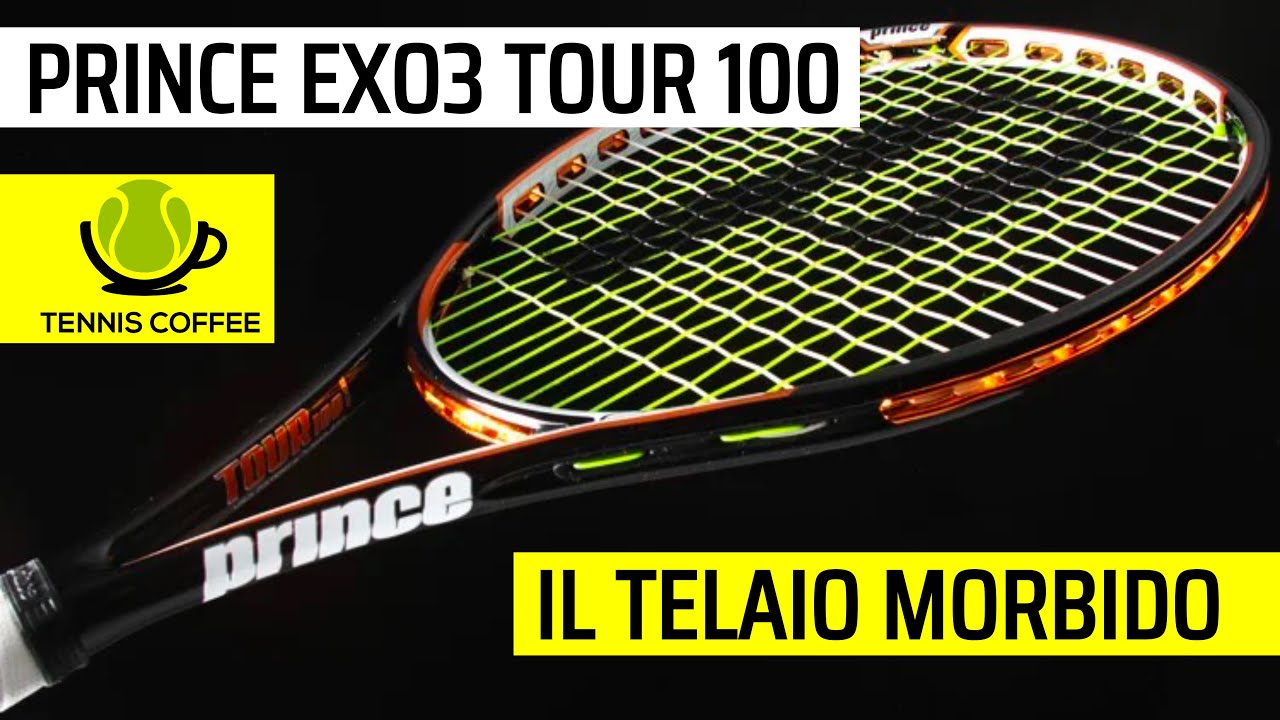 PRINCE EXO3 TOUR 100 🖤 racchetta bucata e morbida con 52 RA‼️ meno ...
