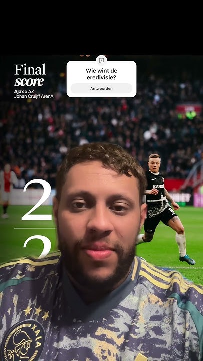 Ajax was goed maar het was helaas niet goed genoeg voor de 3 punten | Ajax 2-2 AZ #ajax # ...