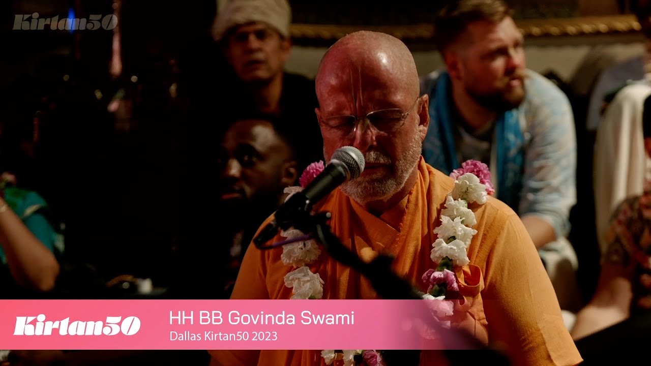 HH BB Govinda Swami Maharaja | Day 1 | Kirtan50 Dallas TX | December 29 ...