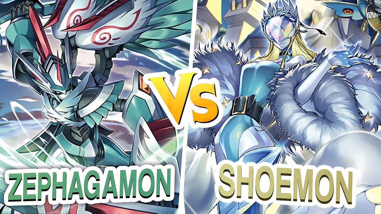 Digital Gate Open! Zephagamon vs. Shoemon | Digimon Card Game - YouTube