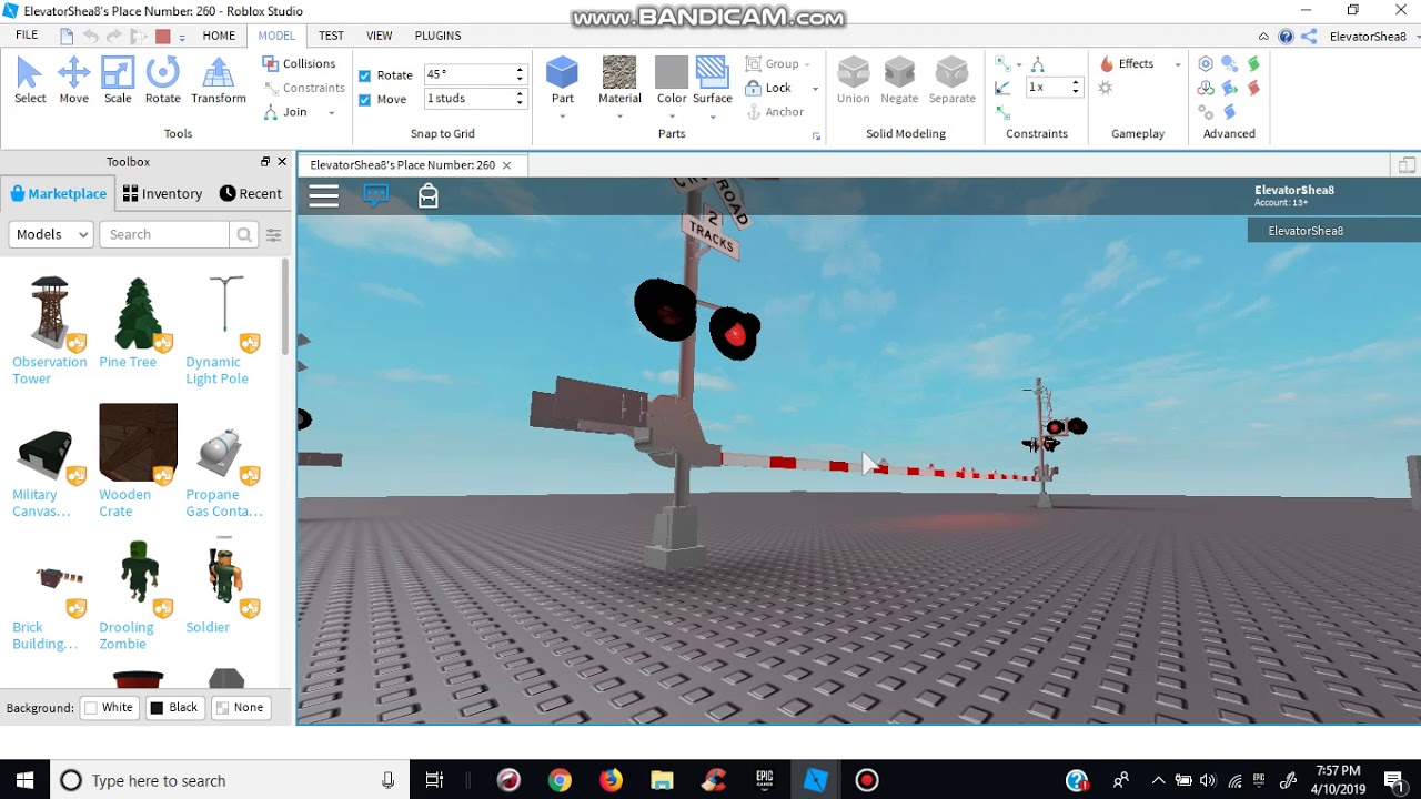 A Railroad Crossing Test With WCHHaye76129's New WCH Gate Mechanisms ...