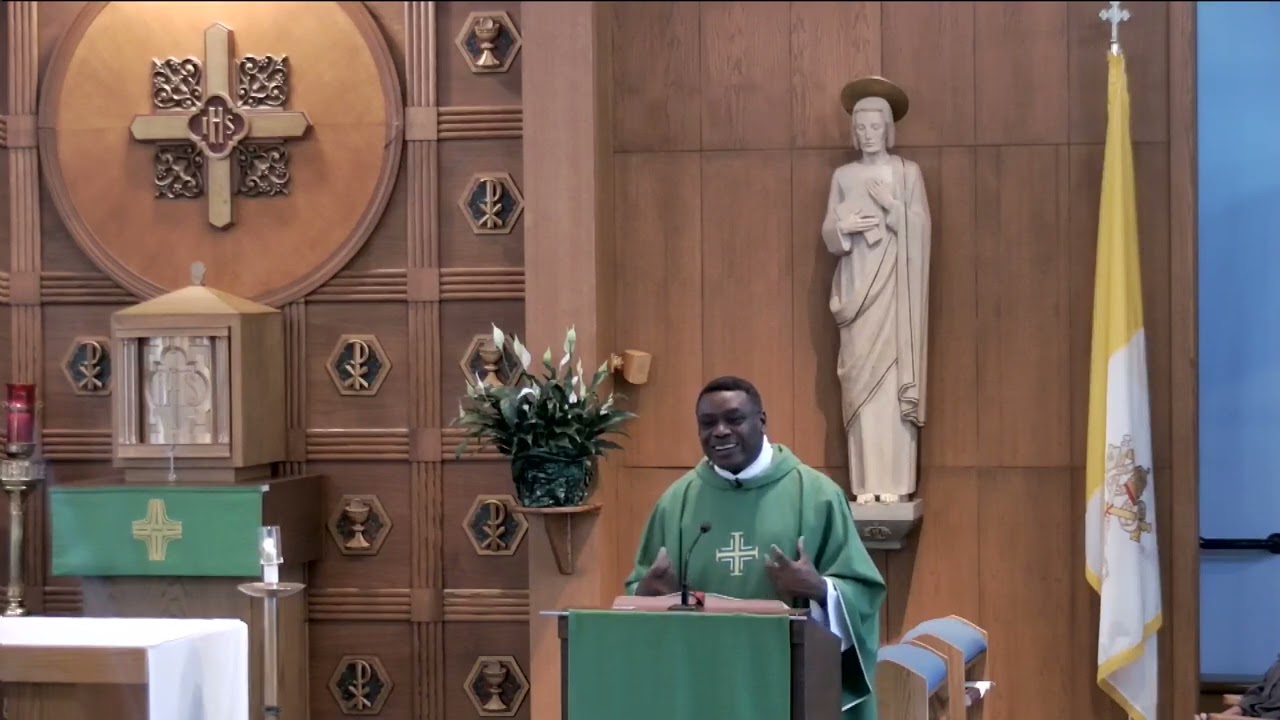 Father Lambert Nieme Homily, Tuesday of the Twenty-first Week in ...