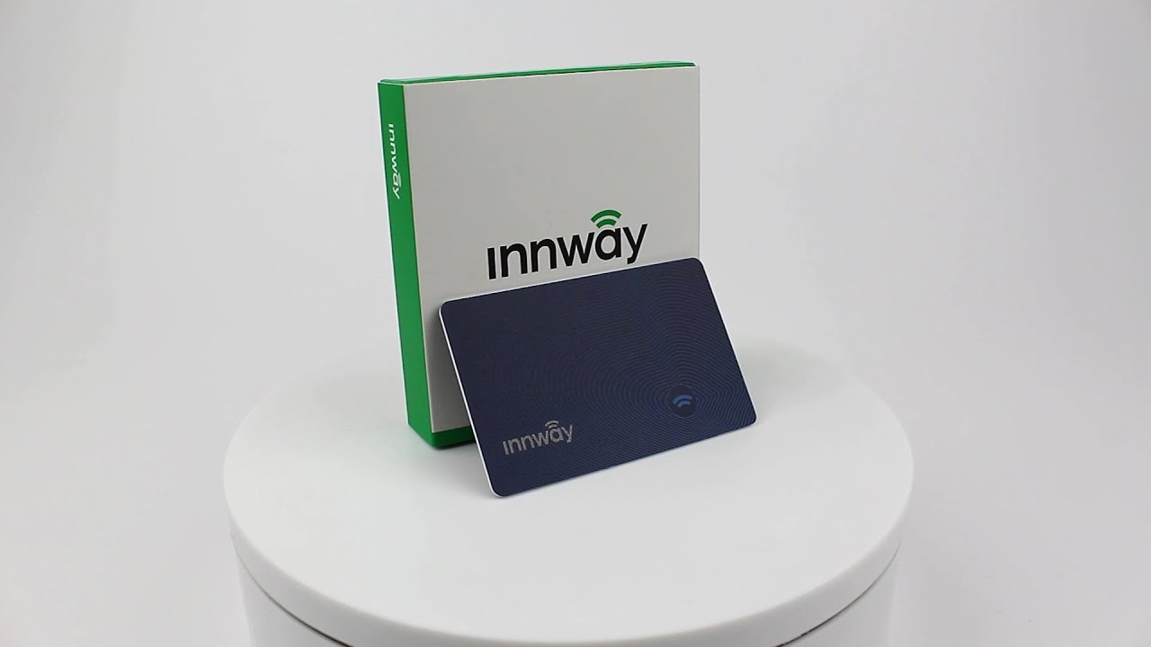The Innway Card - credit card sized TRACKING DEVICE - unboxing & short ...