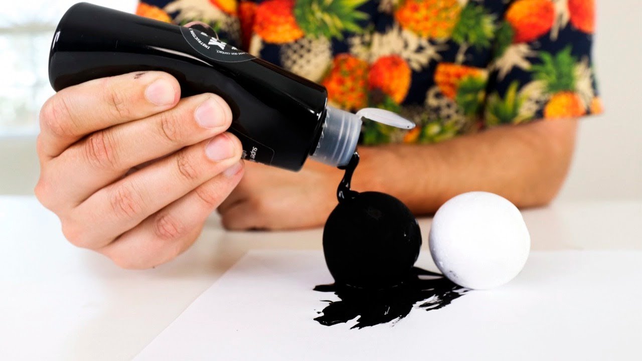 ESSA É A TINTA MAIS PRETA DO MUNDO ( VENTABLACK )!!!! - YouTube