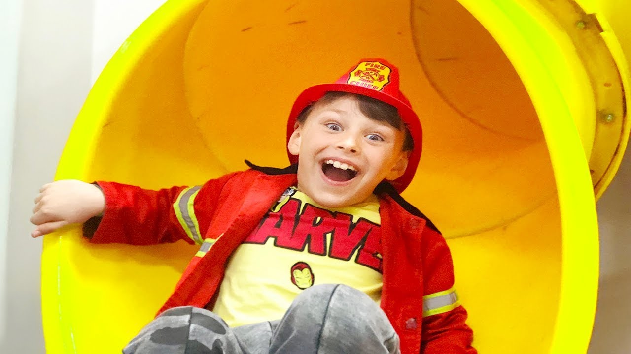 Kids Pretend Playtime Fun Indoor Playground Video for children - YouTube