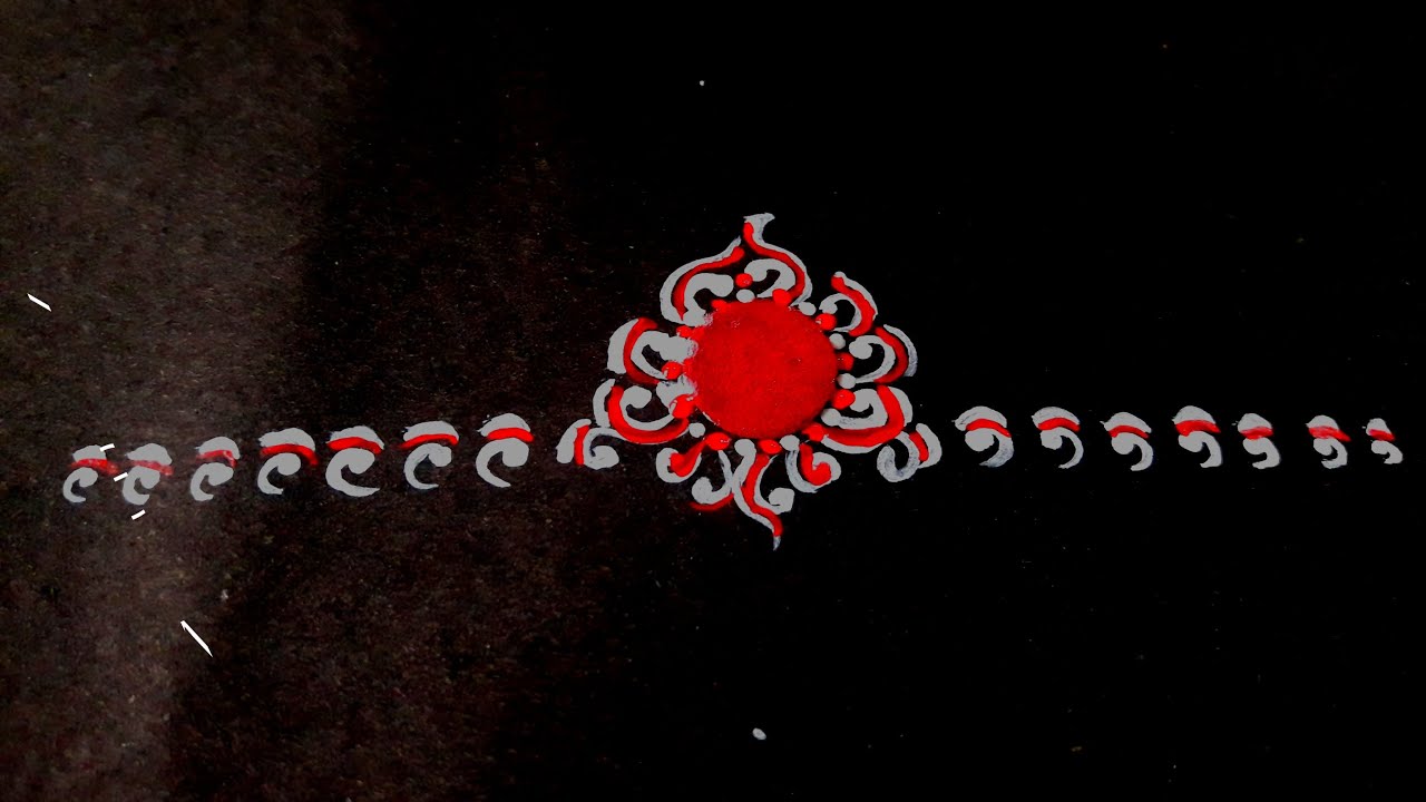 Easy forehead kalka design. Simple chandan art. Bengali weeding bridal ...