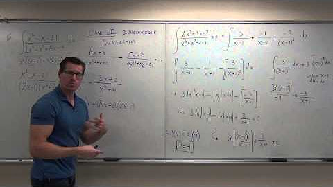 "Calculus 2 Lecture 7.4: Integration By Partial Fractions" by Professor Leonard, etc - YouTube