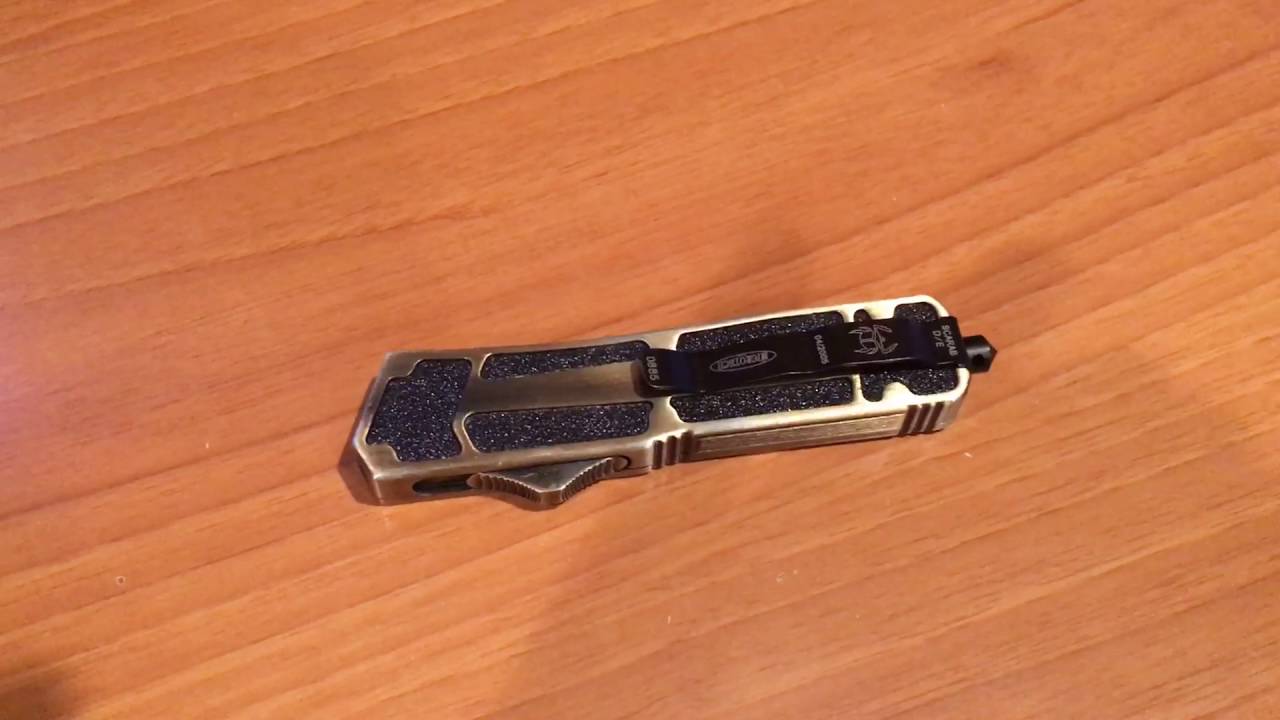 Microtech scarab clone - YouTube