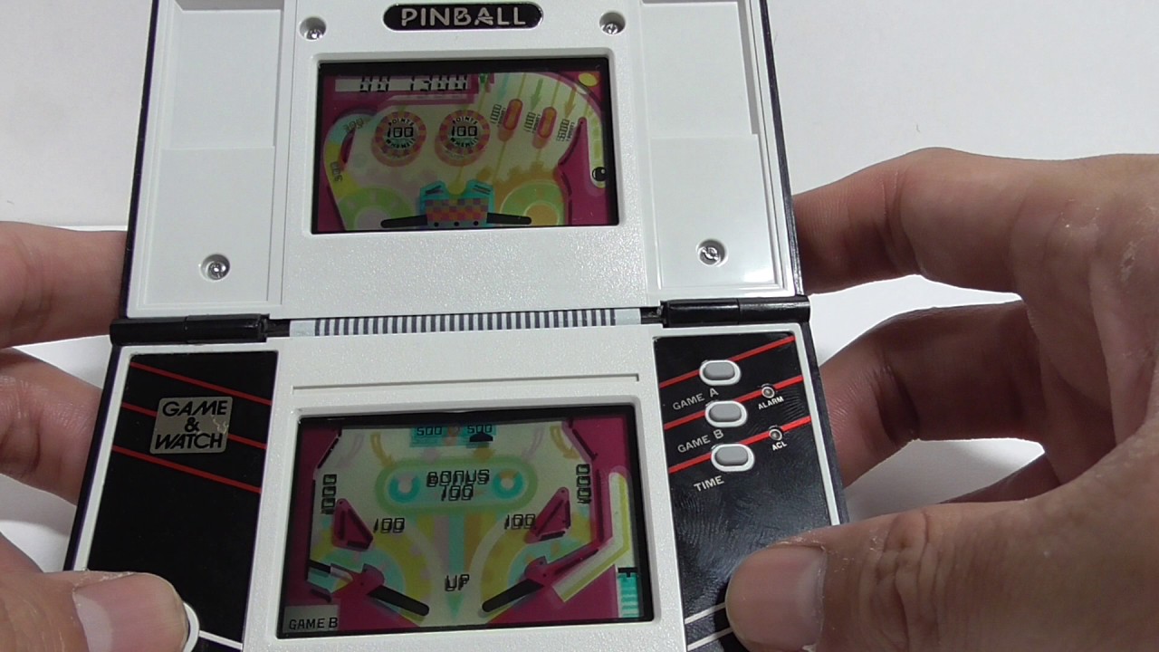 18436 Nintendo Game & Watch Multi Screen Pinball PB-59 1983 - YouTube