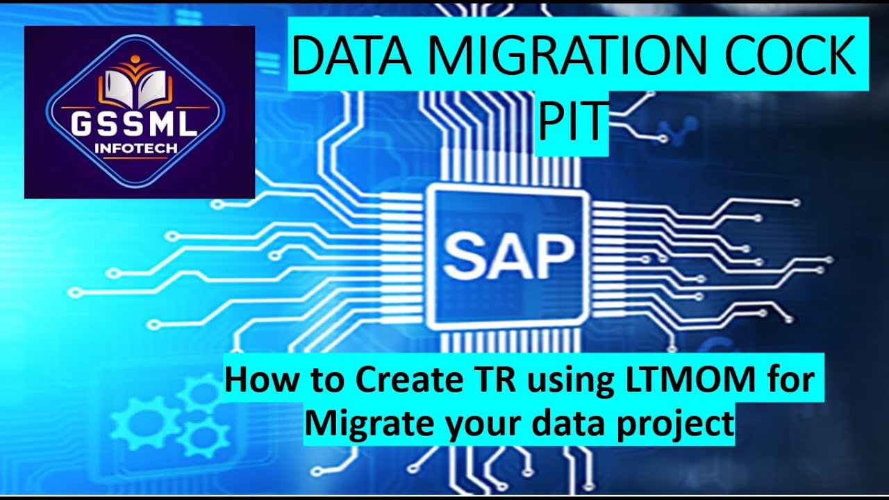 SAP S4 HANA creation of TR for migrate your data projects - YouTube