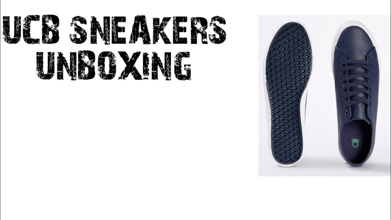 UCB navy blue Sneakers Unboxing - YouTube