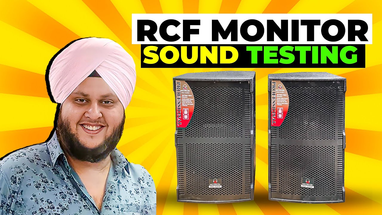 15 inch 400 Watts RCF Monitor Sound🔊 Testing💥 | Drop Audio India | DJ ...