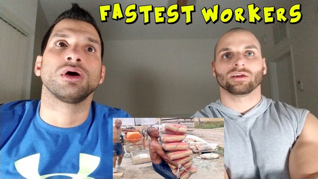 People Are Insane - Fastest Workers [REACTION] - YouTube