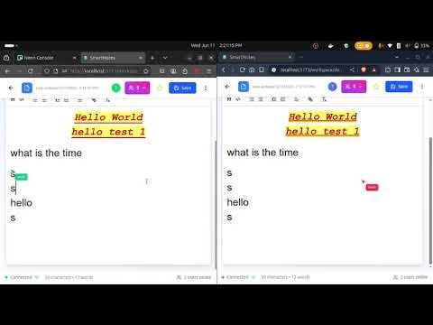 Real Time Collaborative Document Editor using Websocket in React + Python(Fastapi) - YouTube