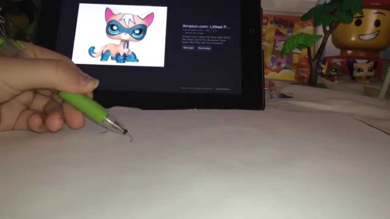 LPS: Speed Drawing #10 (Miss Justice) - YouTube