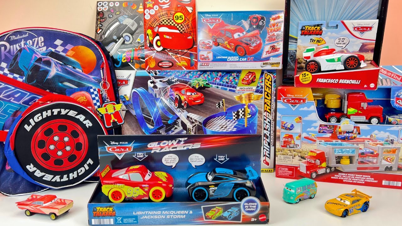 Disney Pixar Cars Unboxing Review | Crash Test Lighting McQueen ...