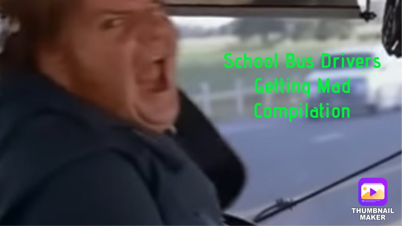 School Bus Drivers Getting Mad Compilation - YouTube