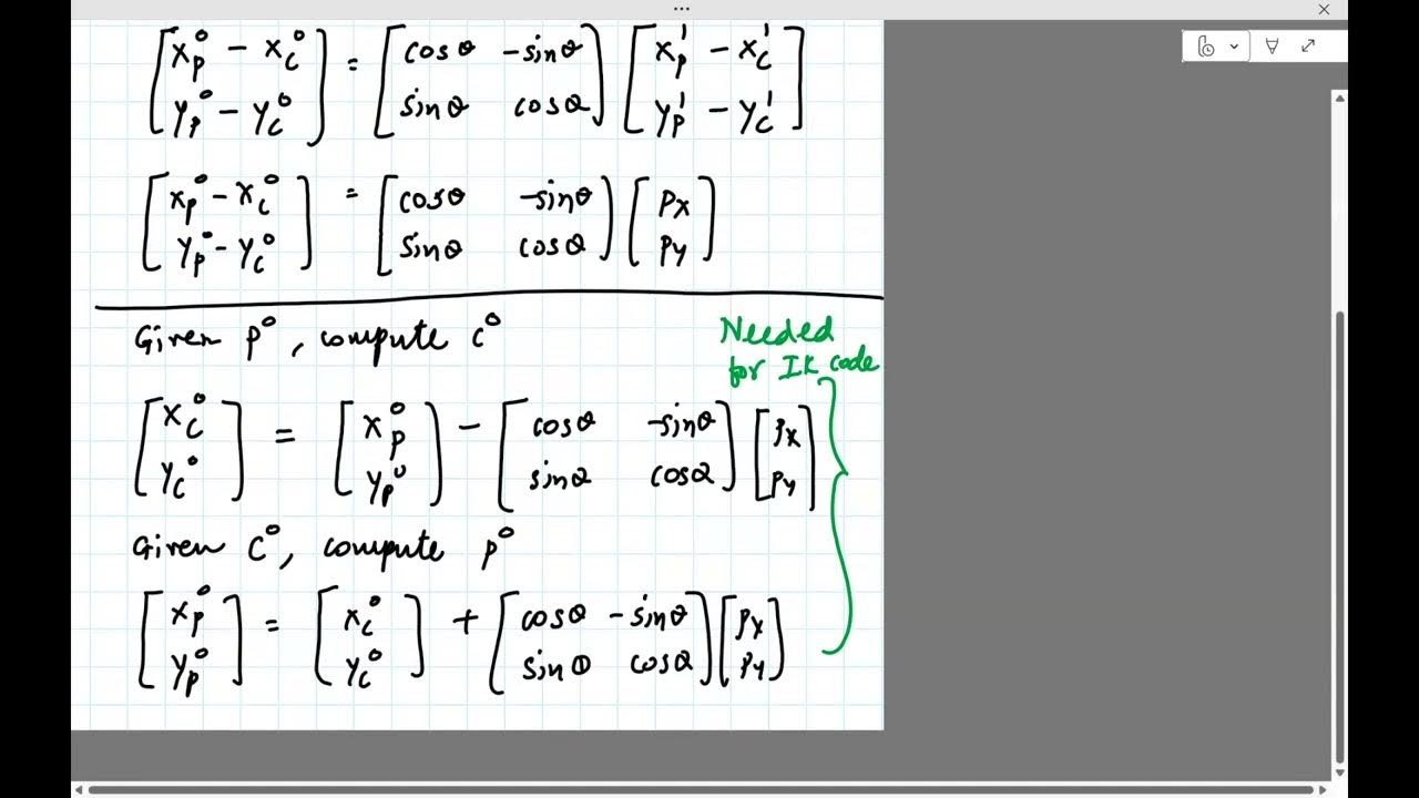 Robotics Lec07: Inverse kinematics of a differential drive car (Fall ...