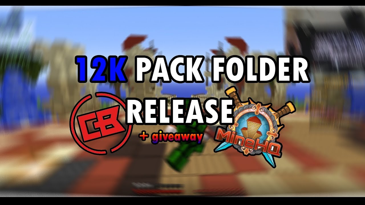 12K [HCF/PVP] Pack folder release (+ MineHQ Giveaway)(Handcam) - YouTube