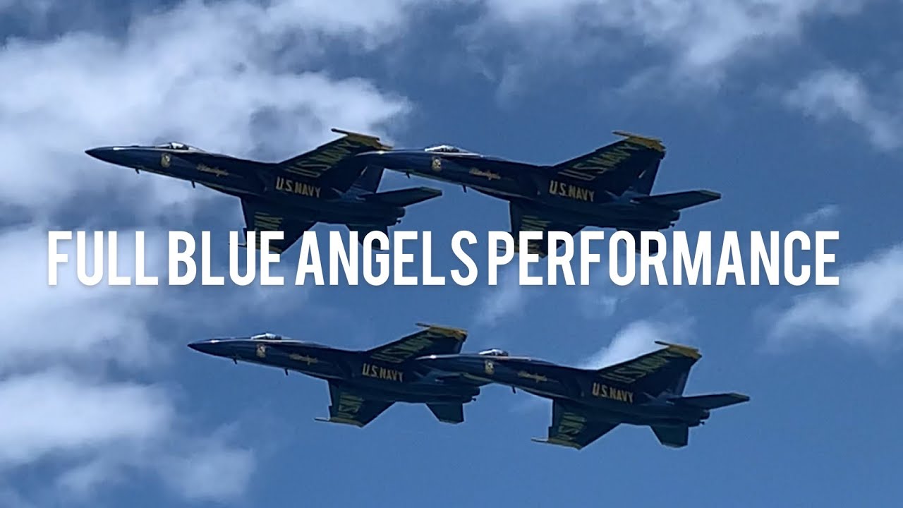 Ft. Lauderdale Airshow - Full Blue Angels Performance (May 2021) - YouTube