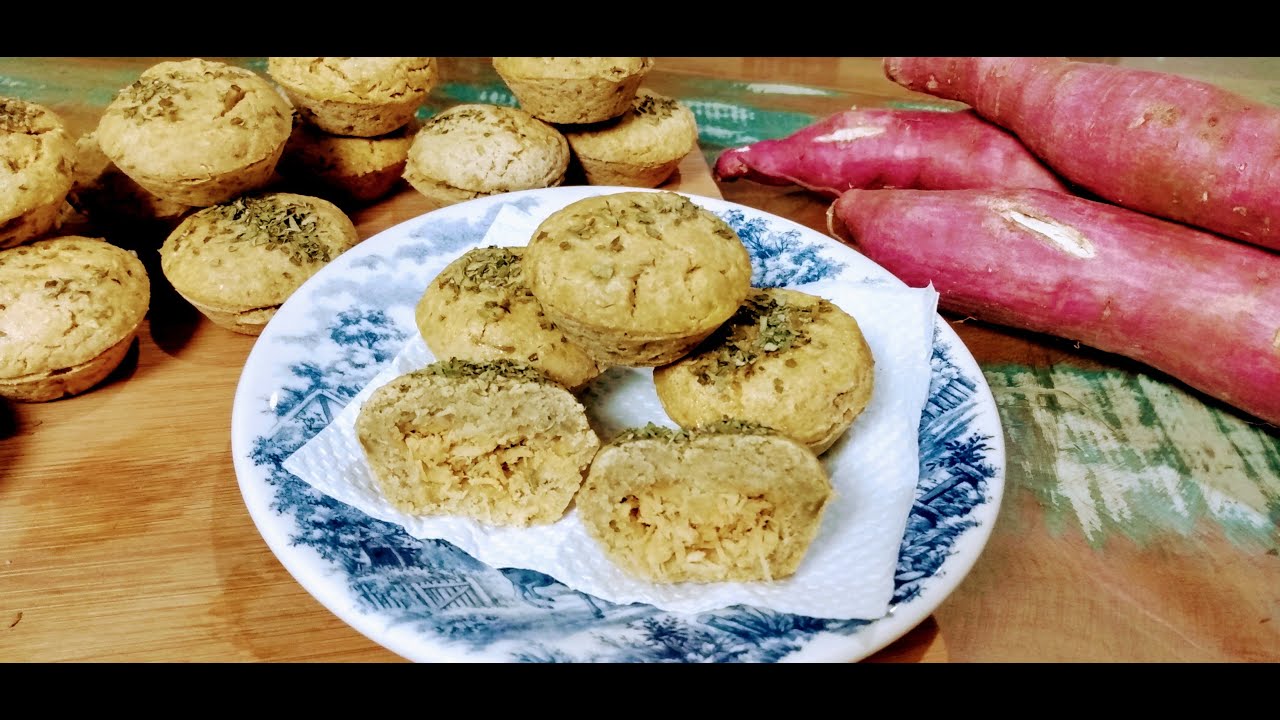 Empada de batata doce fit - YouTube