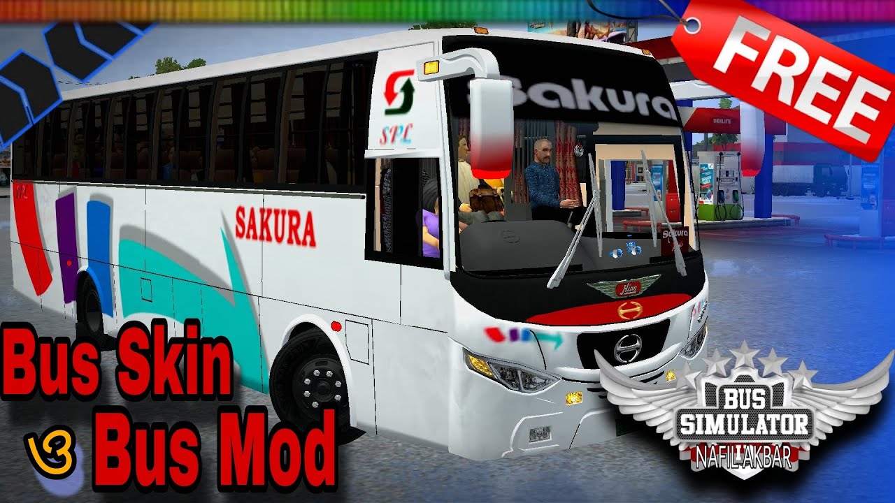 Sakura New Bus. Bus Skin// #sakura_paribahan #sakura_ac_bus #sakura_bus ...