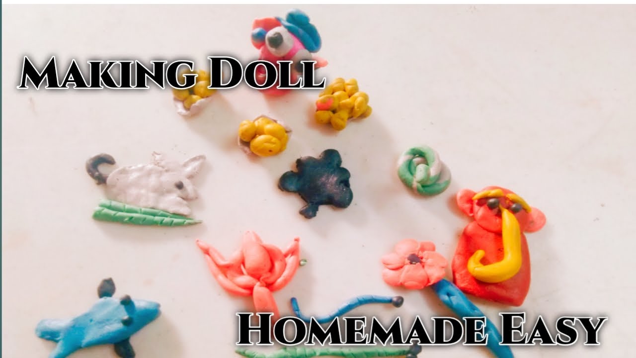 Easy Way To Make A Clay Ganesh | Ganesh Idol Making Process At Home ...