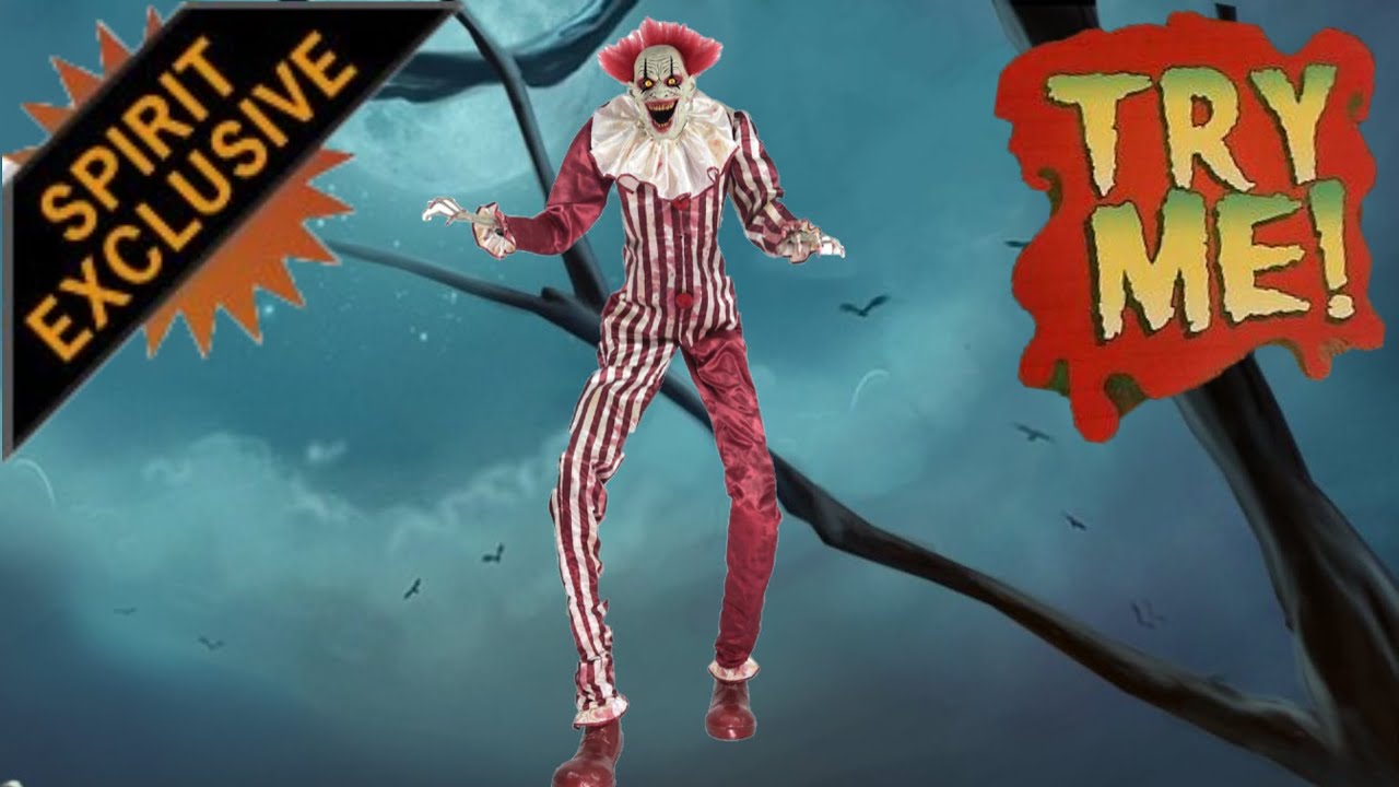 2017 Spirit Halloween Grimsli The Towering Clown - YouTube