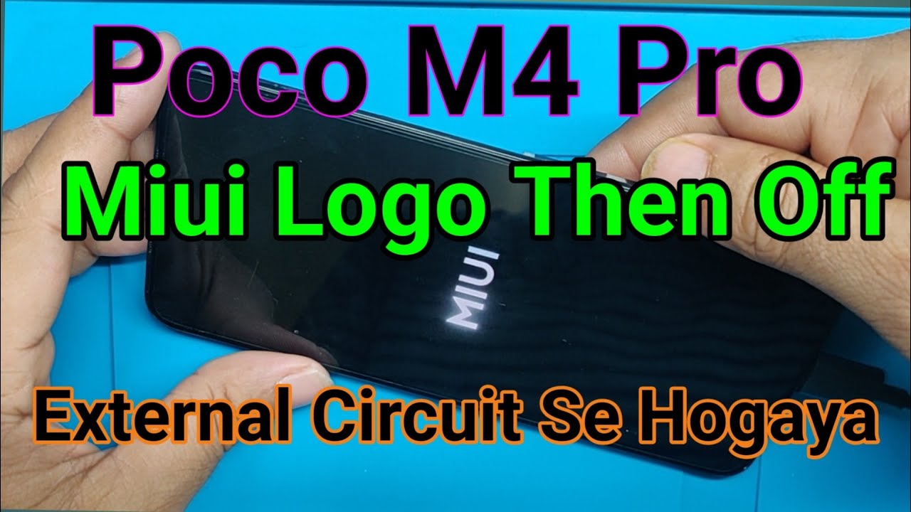 POCO M4 PRO MIUI LOGO OFF SOLUTION @JYOTSNAMOBILECARE - YouTube