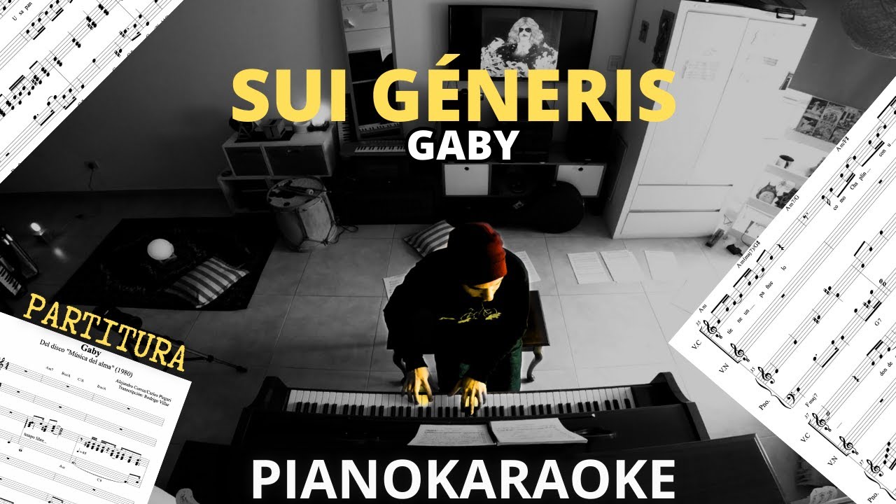 Sui Generis - Gaby (Partitura + PianoKaraoke) - YouTube