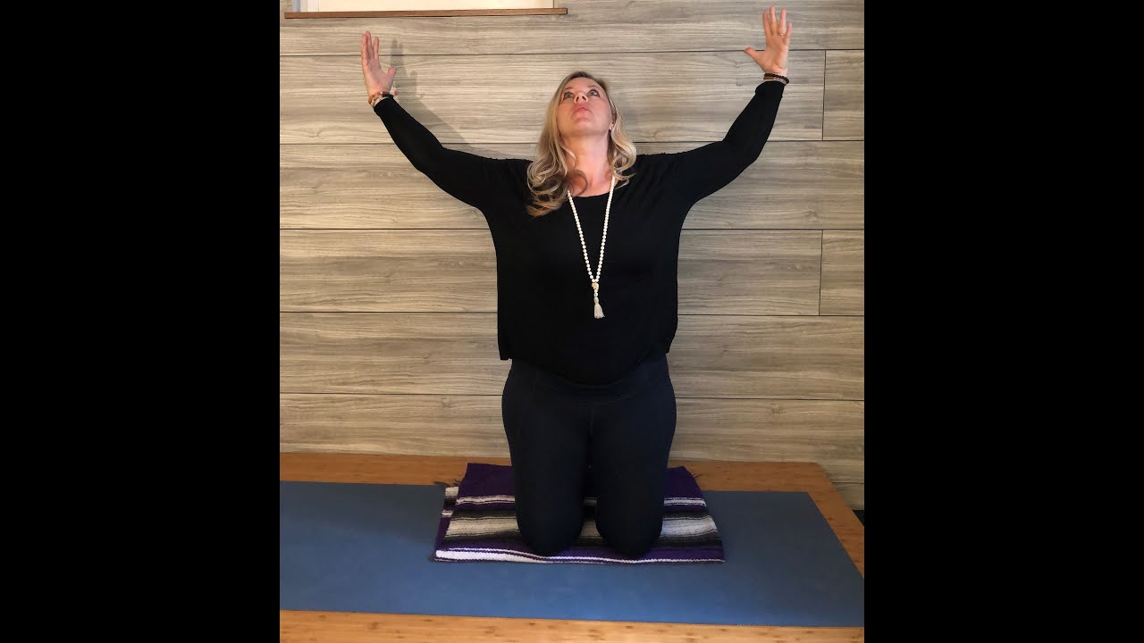 Deep yoga stretch for back - YouTube