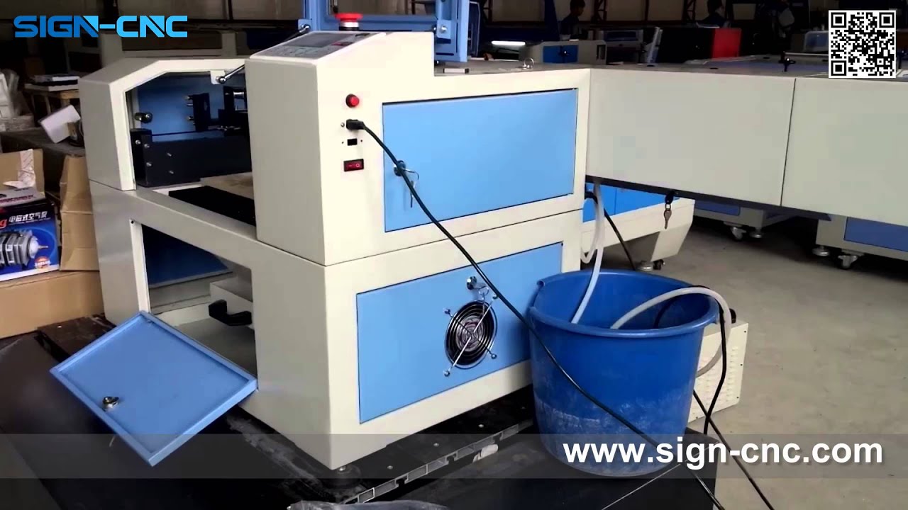 SIGN-4030 60W laser machine engraving on wood, small laser engraving ...