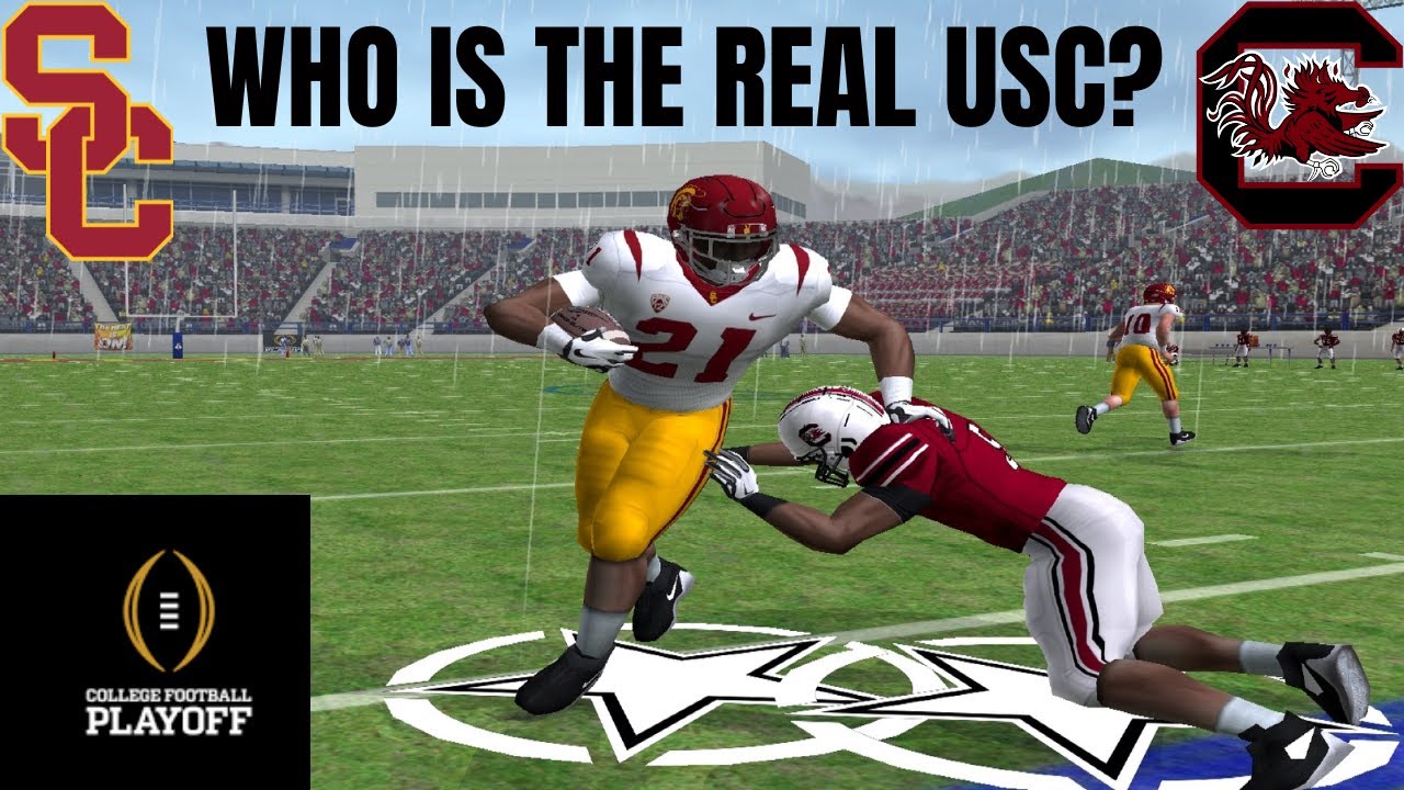 NCAA 06 I #13 USC vs #12 South Carolina I 2006 CFP Round 2 Highlights ...