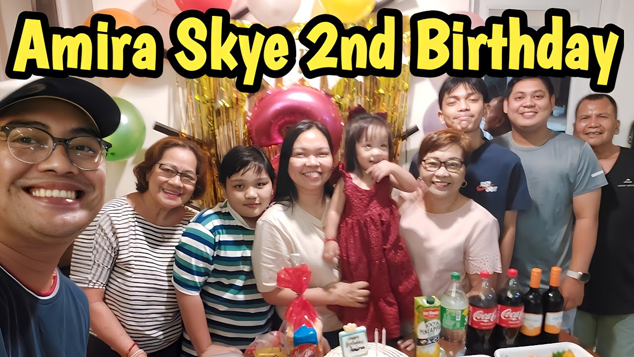 My Unica Hija Amira Skye's 2nd Birthday 🎉🎂 -Blue Stuff - YouTube