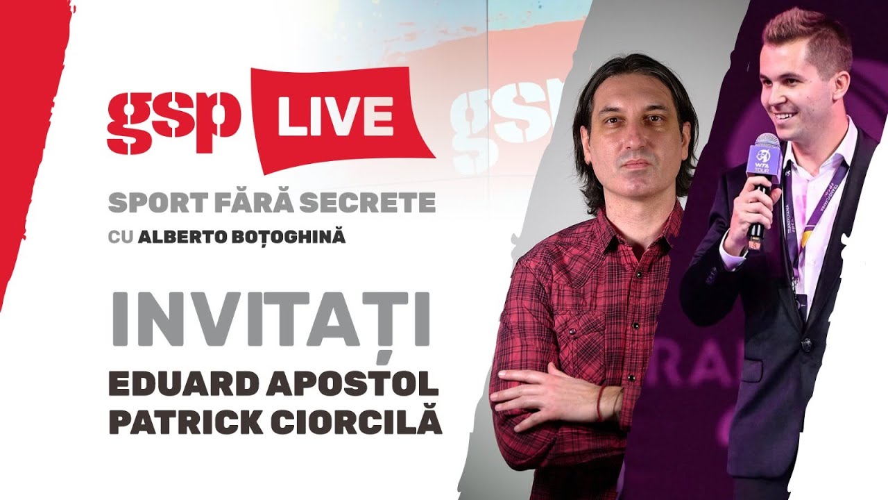 Eduard Apostol și Patrick Ciorcilă, invitații zilei la GSP Live (6 octombrie) - YouTube