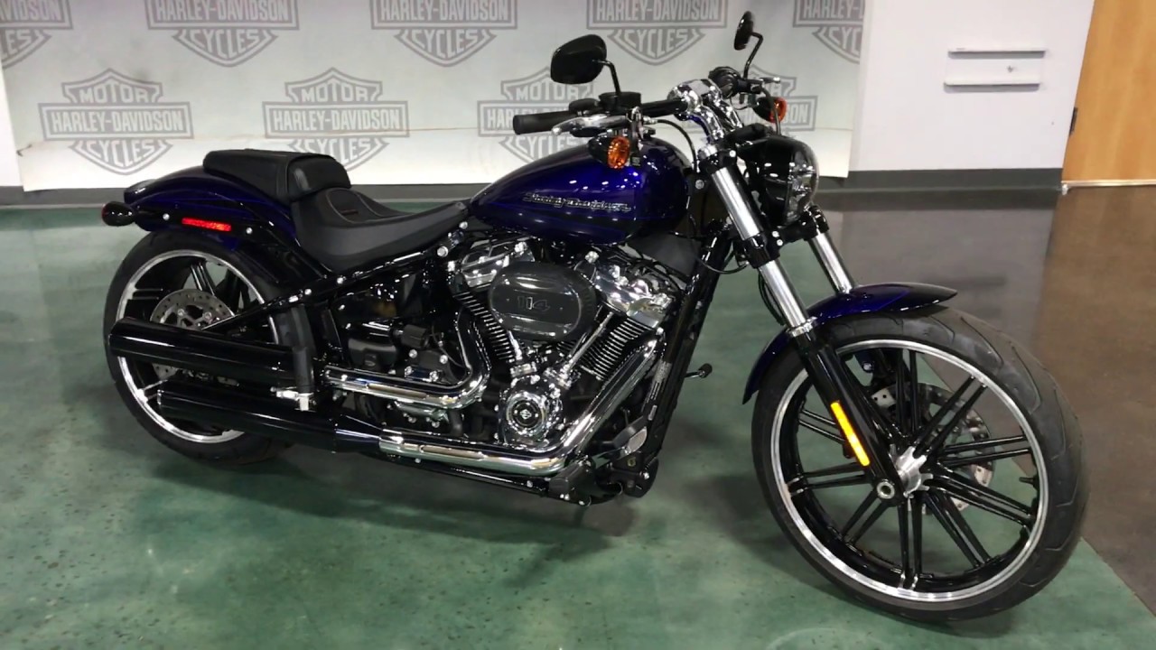 2020 HARLEY-DAVIDSON SOFTAIL BREAKOUT in ZEPHYR BLUE AND BLACK SUNGLO ...