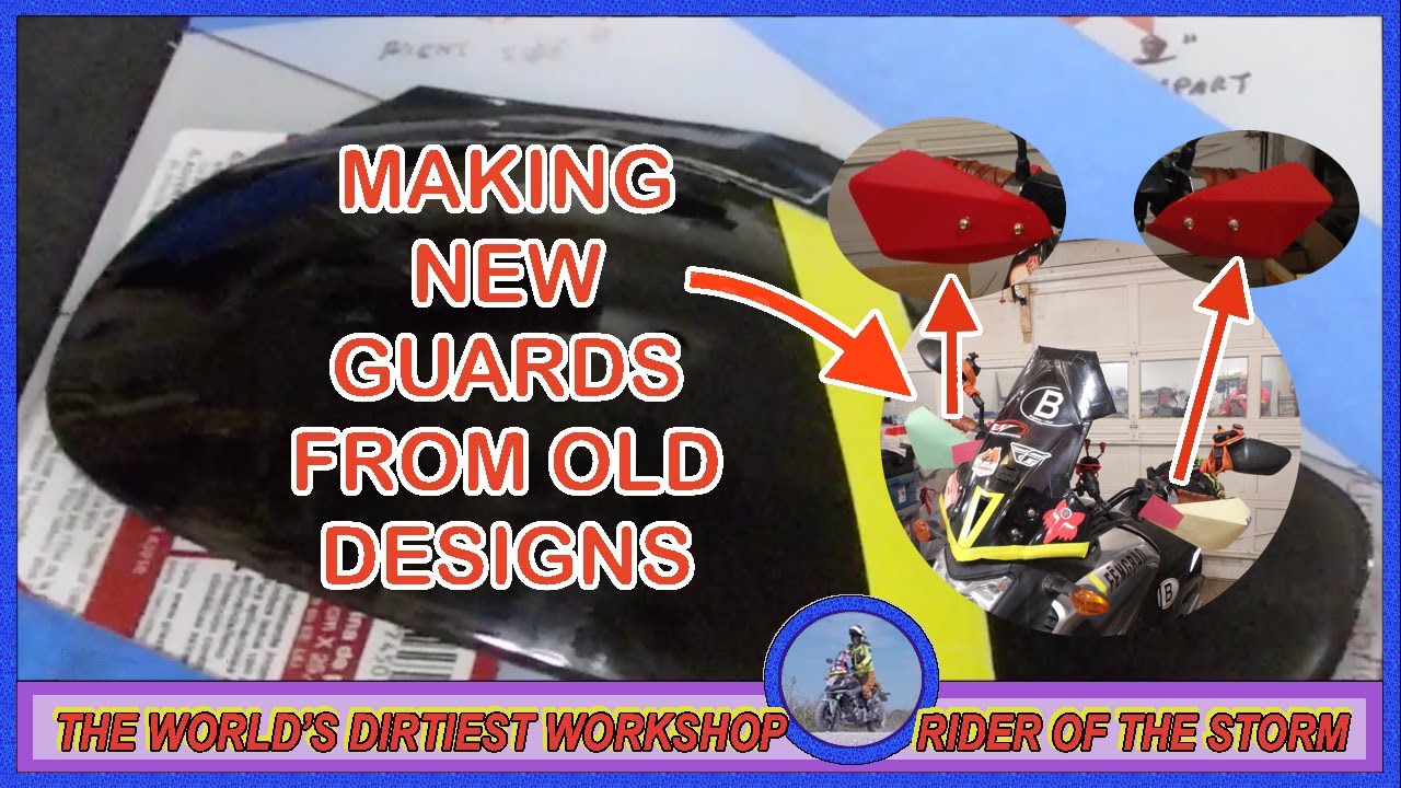 Making New Motorcycle Guards From Old Designs - YouTube