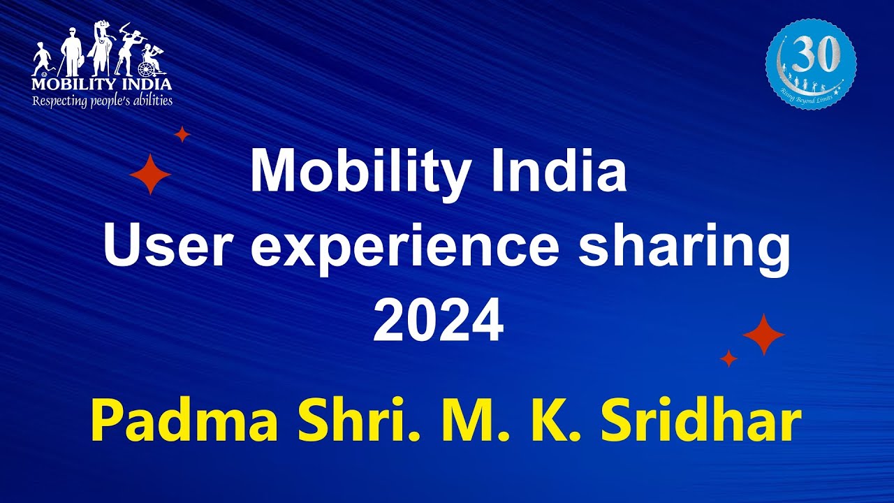 Padma Shri M K Sridhar - YouTube