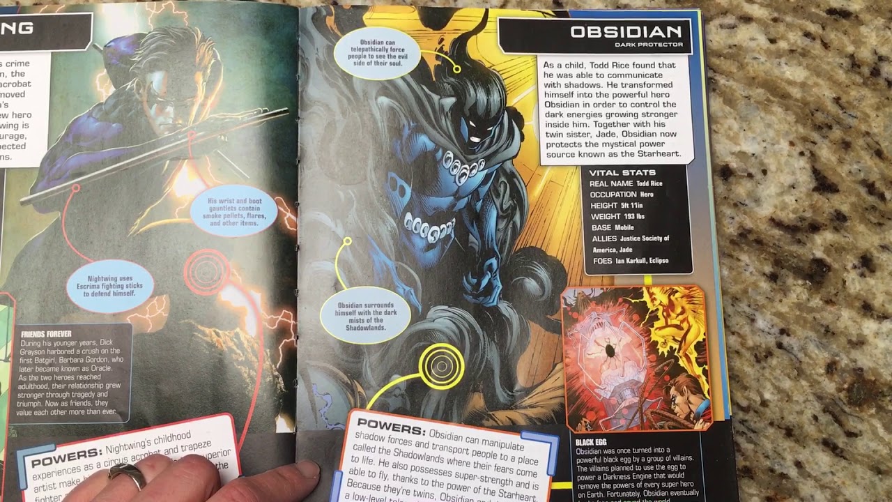 DC Comics : Obsidian - YouTube