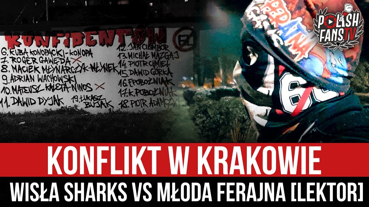 Konflikt w Krakowie - Wisła Sharks vs Młoda Ferajna [LEKTOR] (01.12. ...