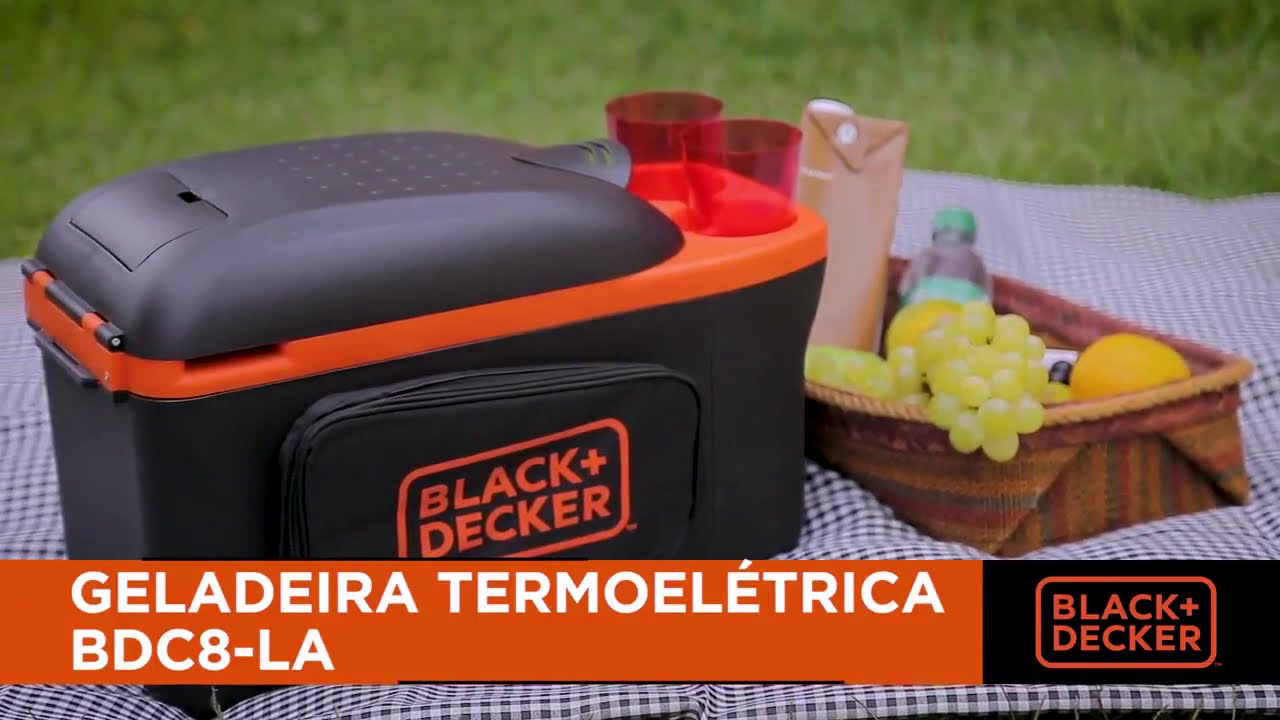 Mini Geladeira Portátil Termoelétrica 8 Litros - BDC8 LA 12V BLACK ...