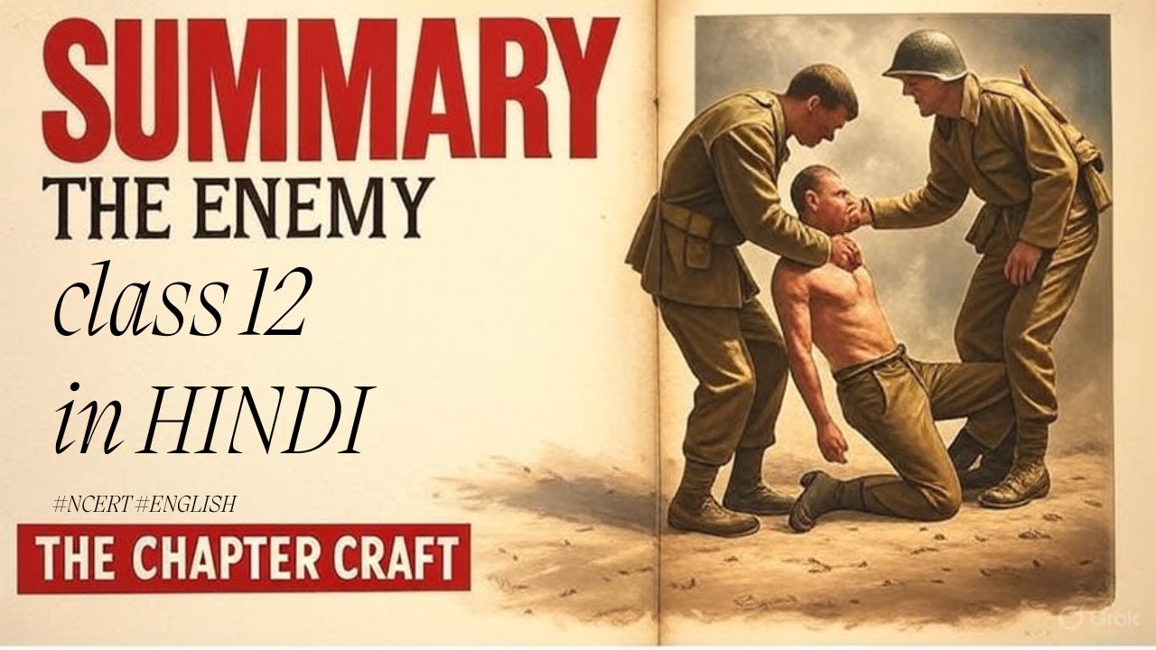 The Enemy | Chapter Summary | Class 12 Flamingo | The Chapter Craft ...