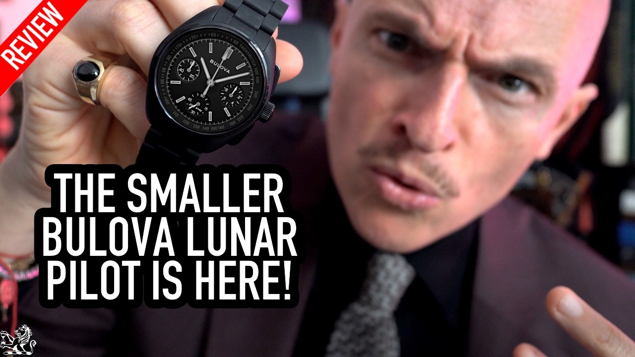 FINALLY! A Smaller Bulova Lunar Pilot: Hands On Review - Still The Best ...