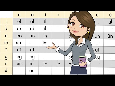 Hece Tablosu Kolayca Okuma Yazma Öğrenme (Tüm Sesler Türkçede en çok kullanılan heceleri ezberleme)