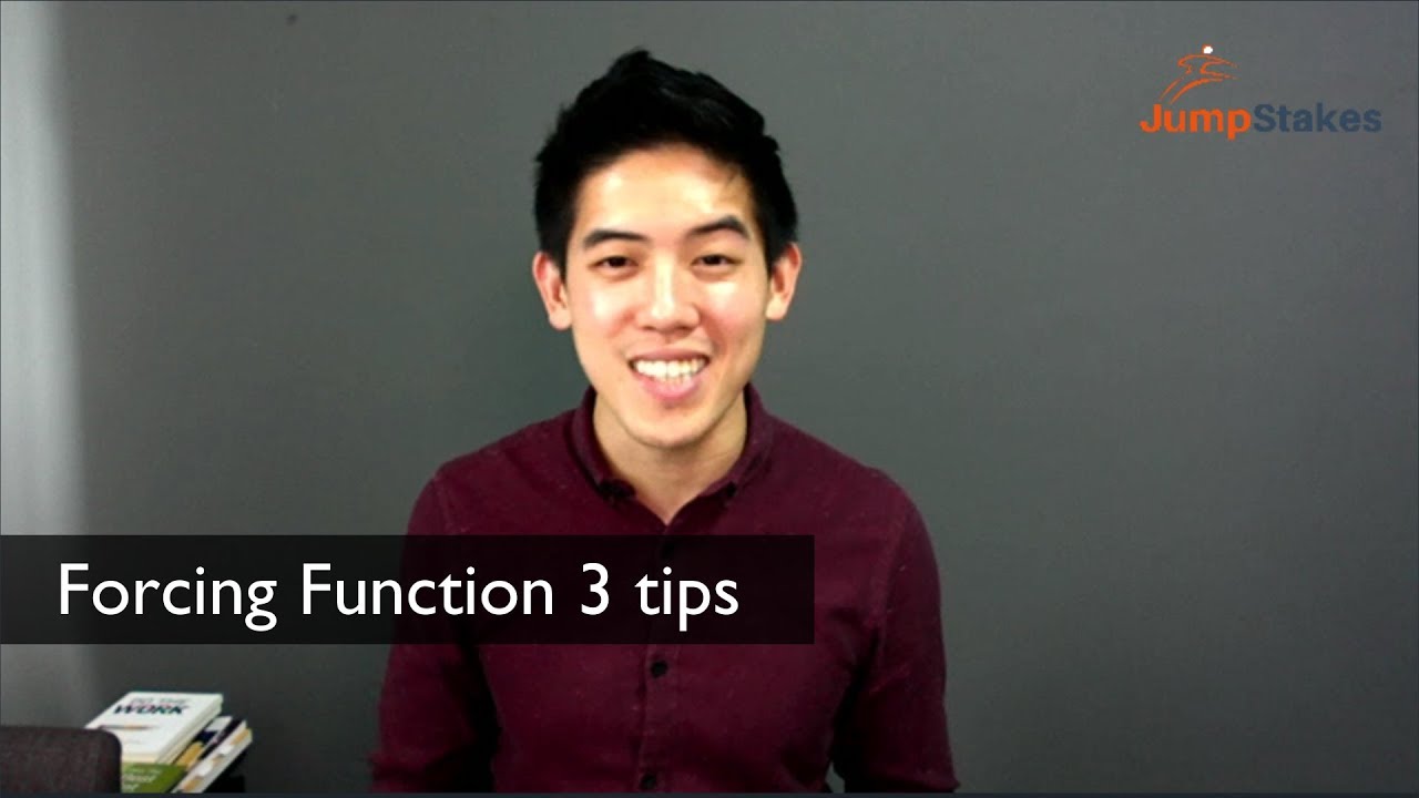 Forcing Functions 3 Tips - YouTube