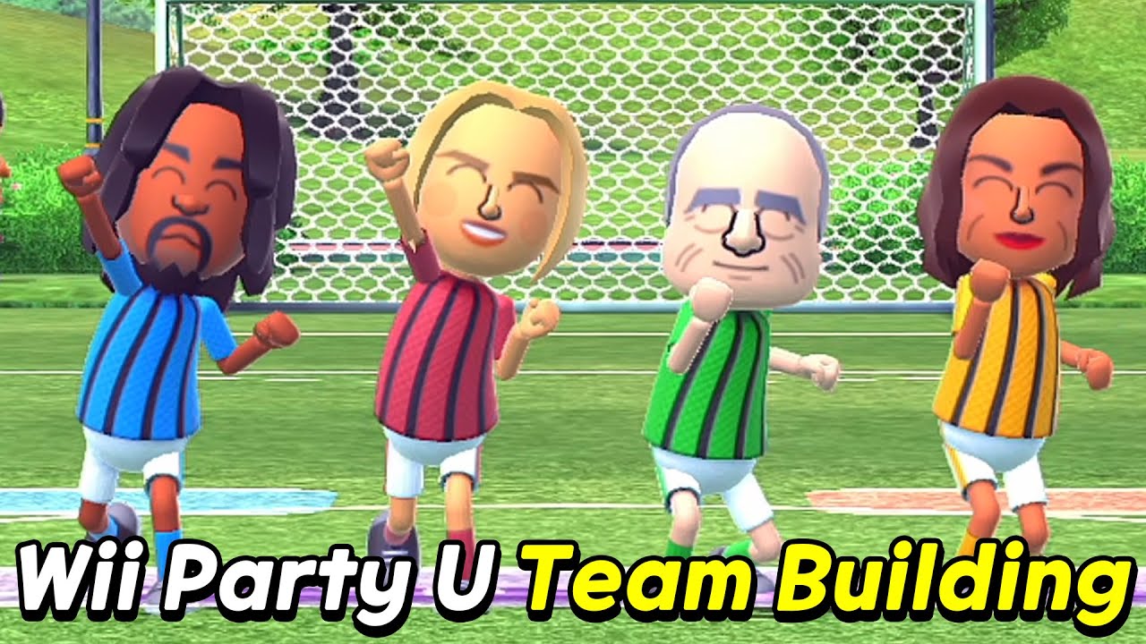 Wii Party U Team Building gameplay | Alex Vs Ilka Vs Joao Vs Hiromi ...
